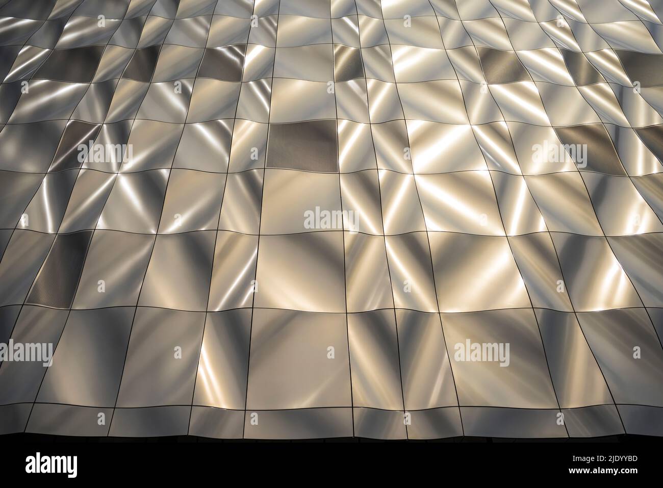 Sculptural, contemporary design, building clad in 3D formed, metal ...