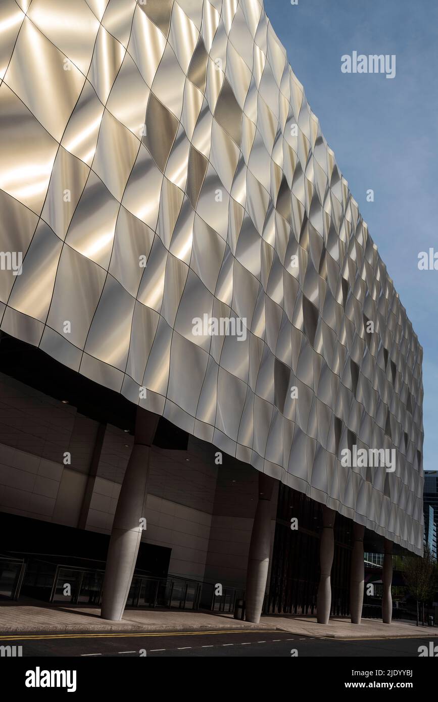 Sculptural, contemporary design, building clad in 3D formed, metal ...