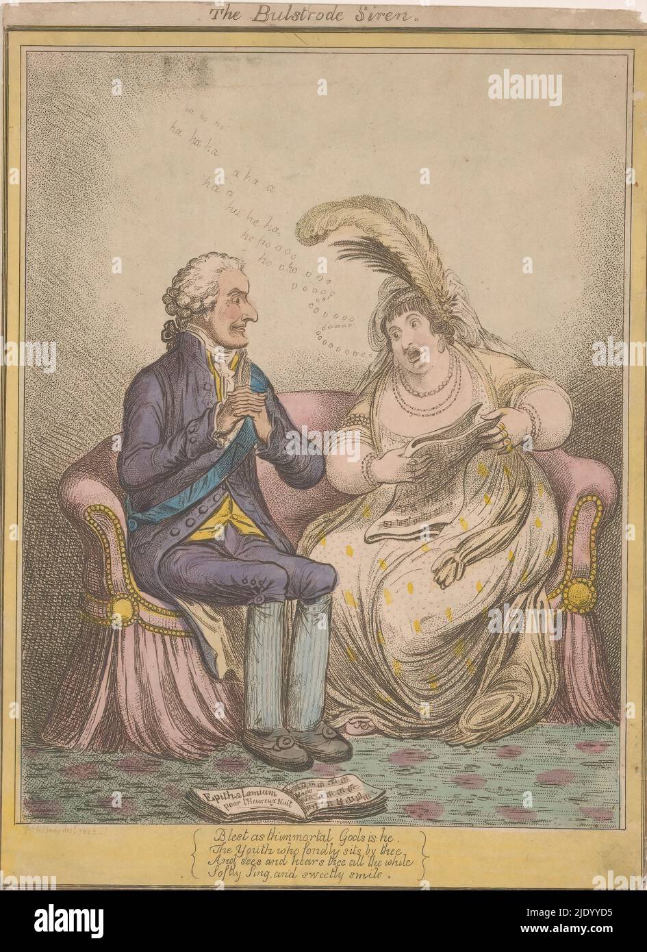 The Duke of Portland and Elizabeth Billington, The Bulstrode Siren ...