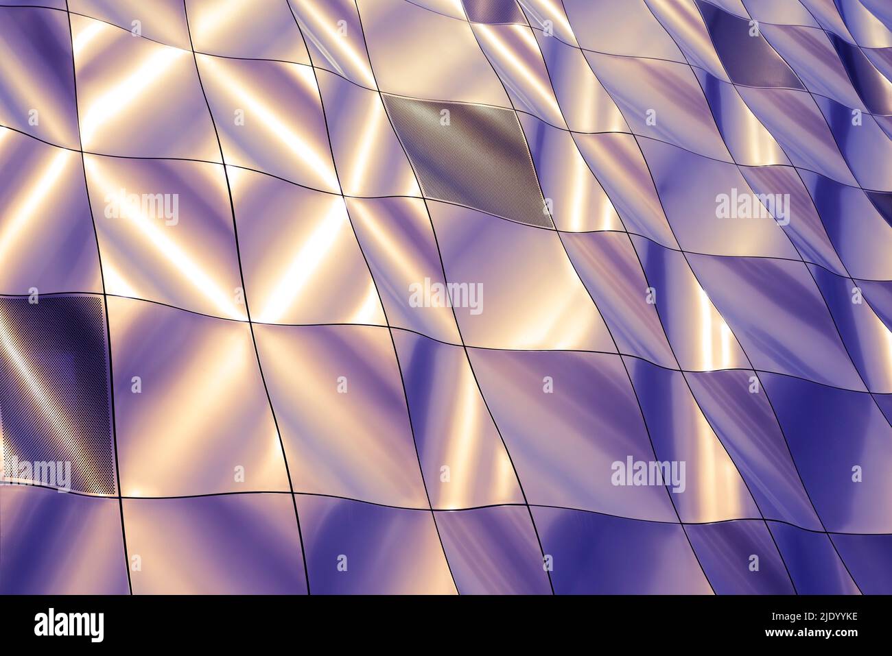 Sculptural, contemporary design, building clad in 3D formed, metal ...