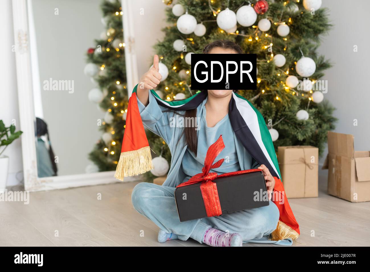 GDPR (general data protection regulation) concept. Businessman or IT ...