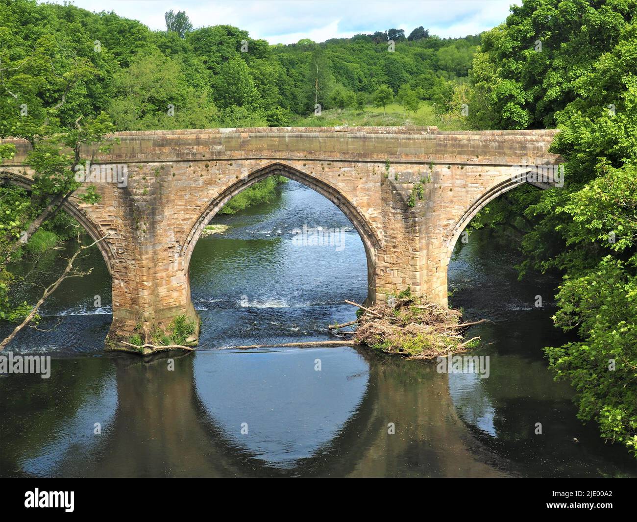 Chester New Bridge - South face Stock Photo - Alamy