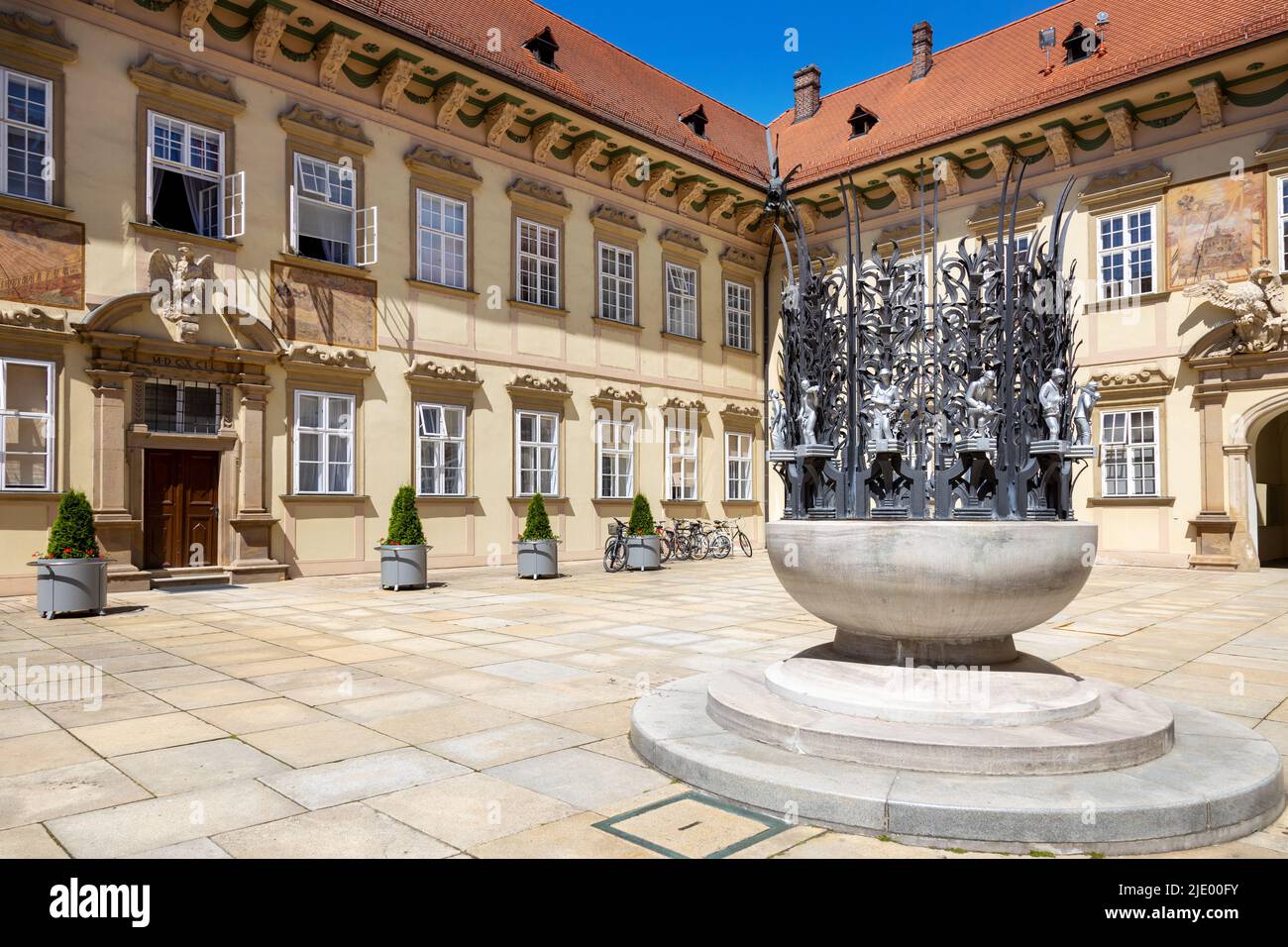 Nova radnice (Magistrat mesta), byv. klaster z 13. stol., Brno, Ceska ...