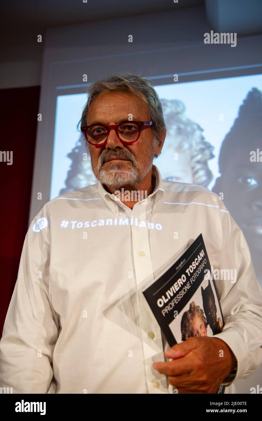 23 June 2022 Milan, Palazzo Reale, Oliviero Toscani. Photographer ...