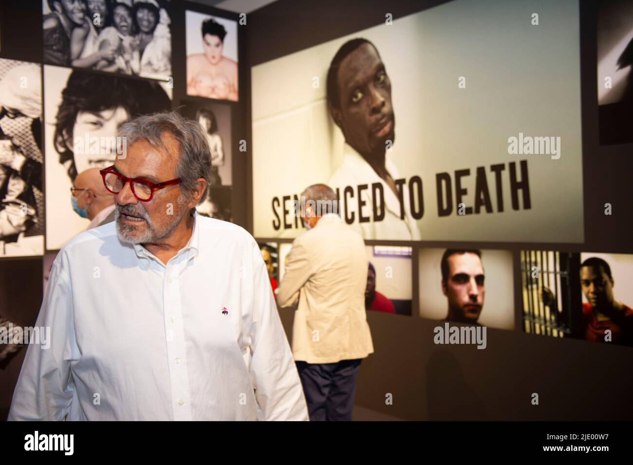 23 June 2022 Milan, Palazzo Reale, Oliviero Toscani. Photographer ...