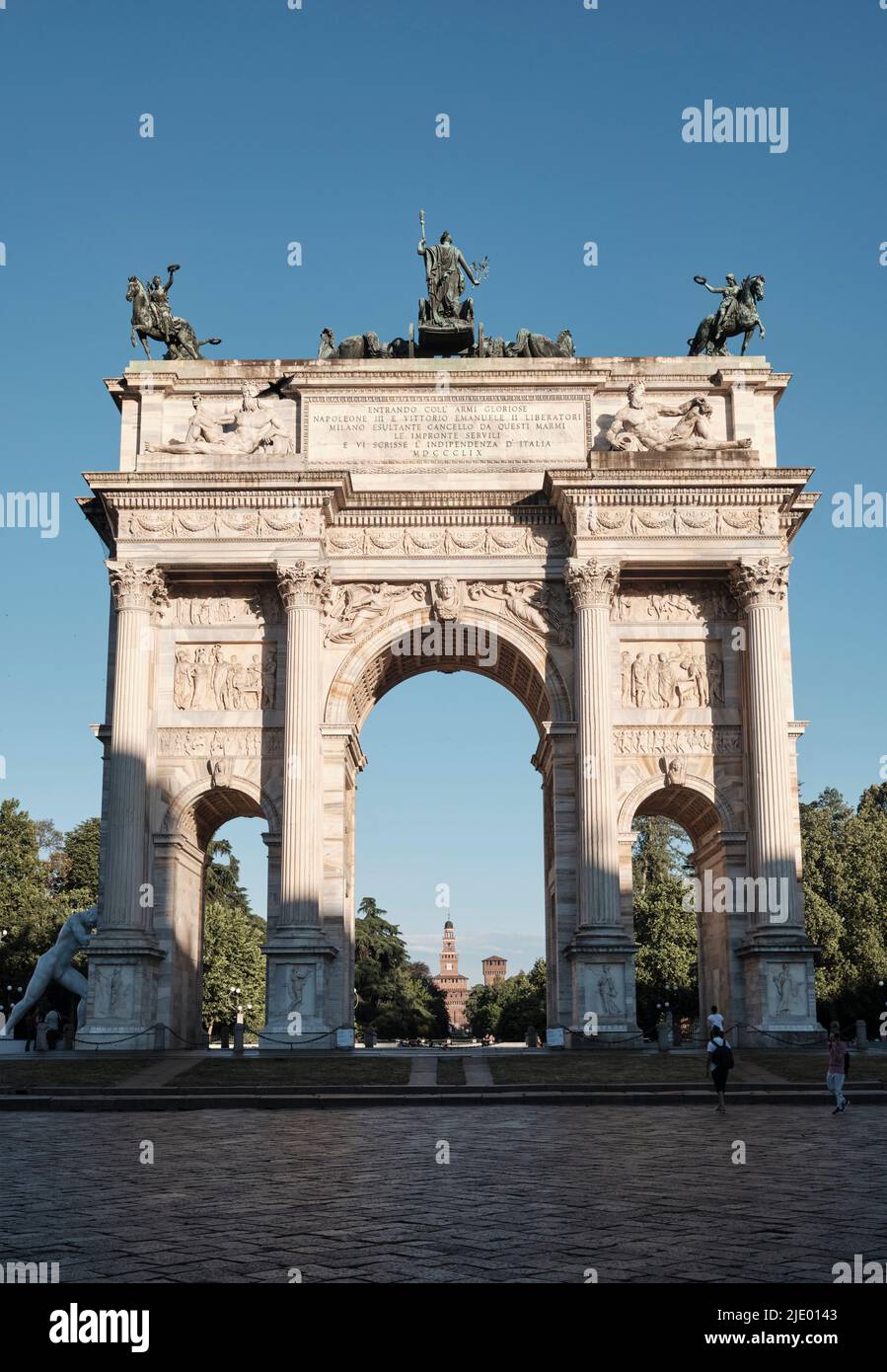 2022 JUNE - Arco della Pace (Arch of Peace), Porta Sempione, Milan ...