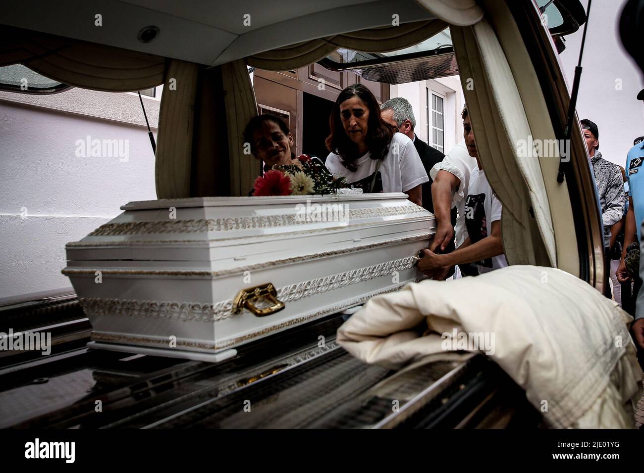 Crime funeral coffin church hi-res stock photography and images - Alamy