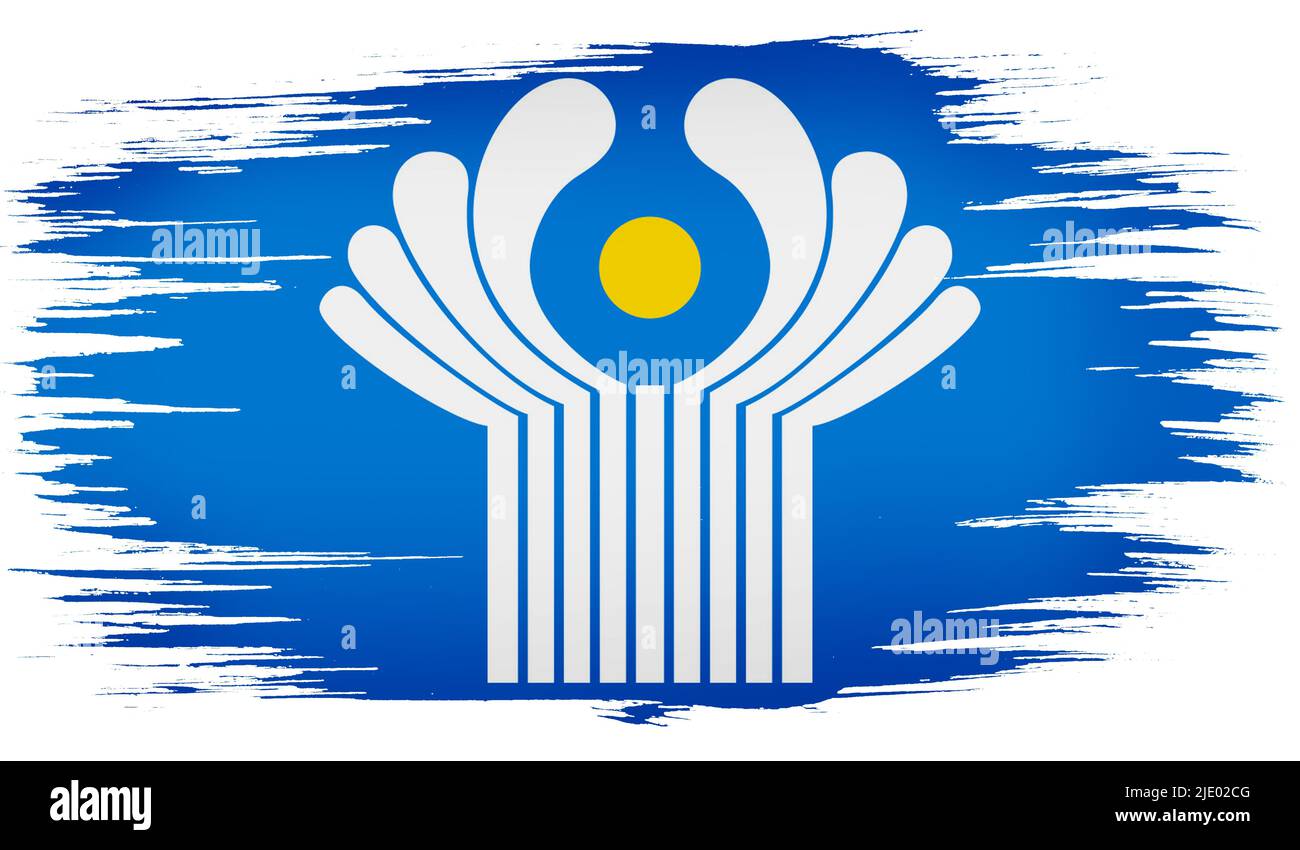 colorful hand-drawn brush strokes painted national country flag of ...