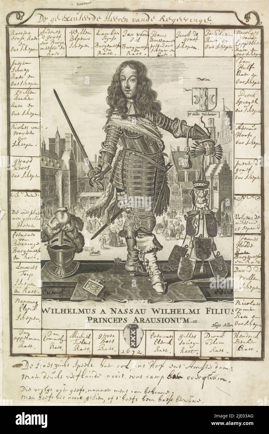 Portrait of William III, Prince of Orange, Portrait of William III ...