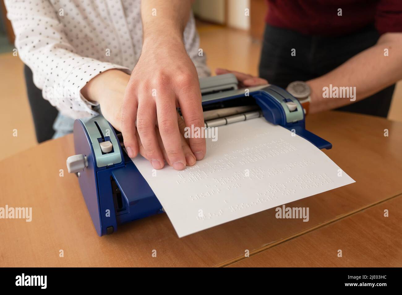 Braille alphabet poster hi-res stock photography and images - Alamy