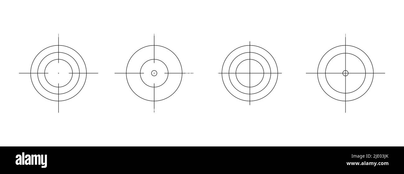 Crosshairs icons Cut Out Stock Images & Pictures - Alamy