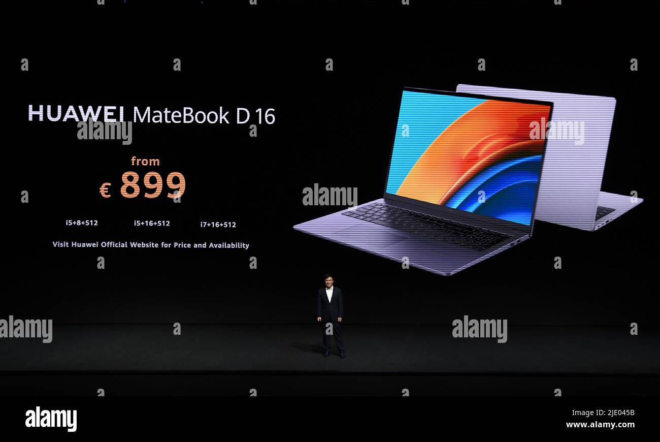 Istanbul, Turkey. 23rd June, 2022. A new product launch event of Huawei ...