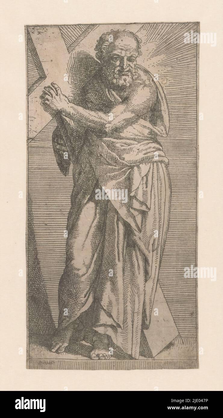 Saint Andrew, Christ and the Apostles (series title), The standing ...