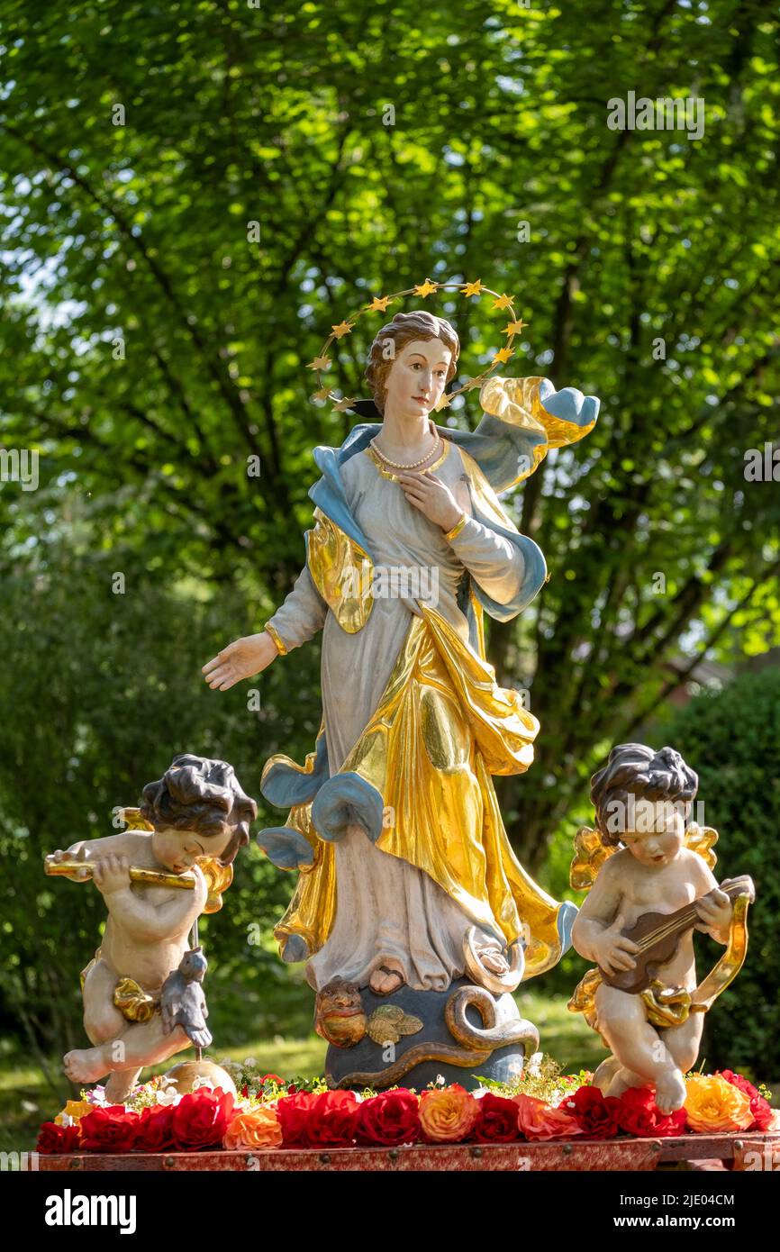 Maria, processional figure, Corpus Christi procession, Corpus Christi ...