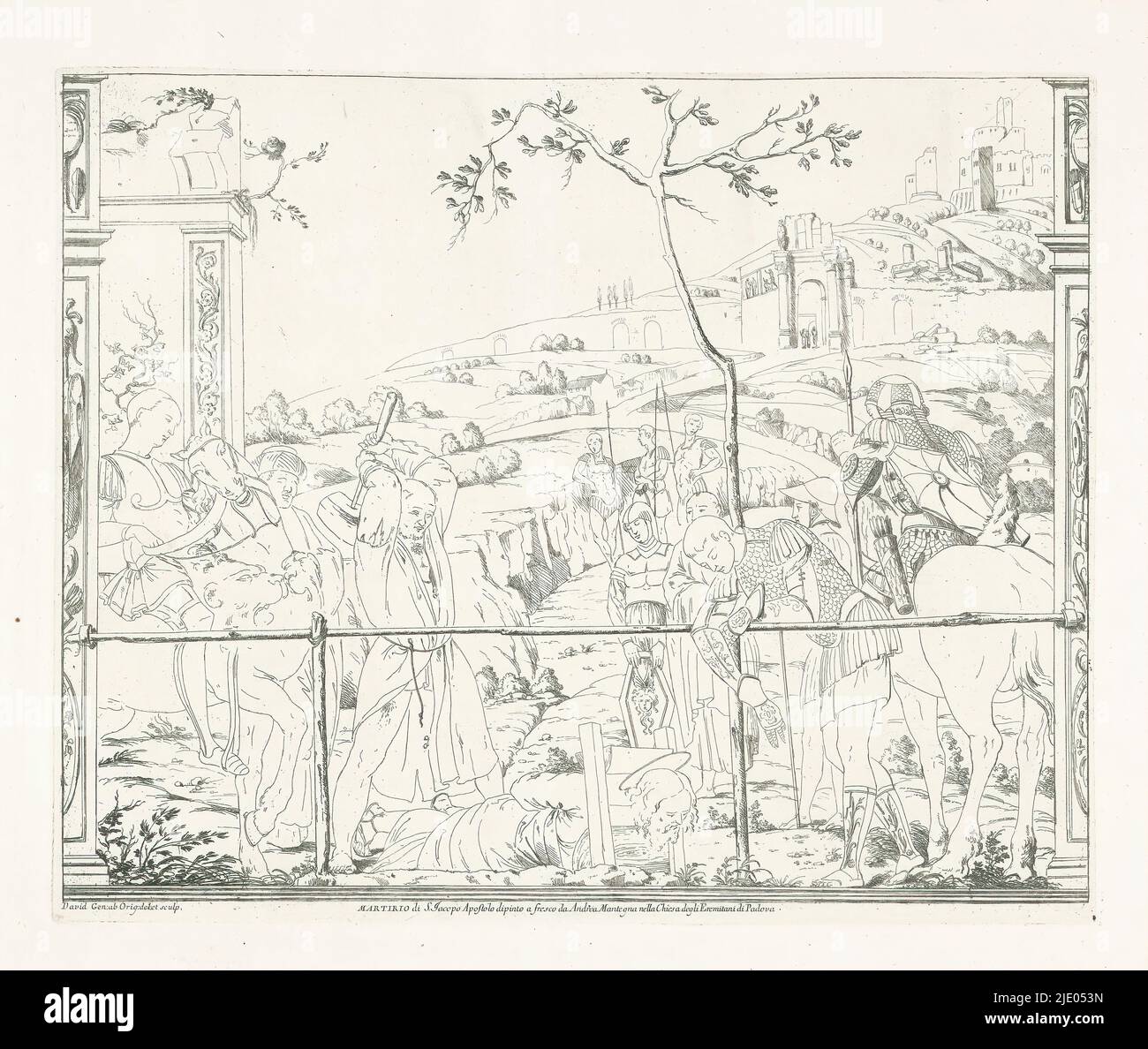 Martyrdom of St. James, The frescoes by Andrea Mantegna in the Chiesa ...