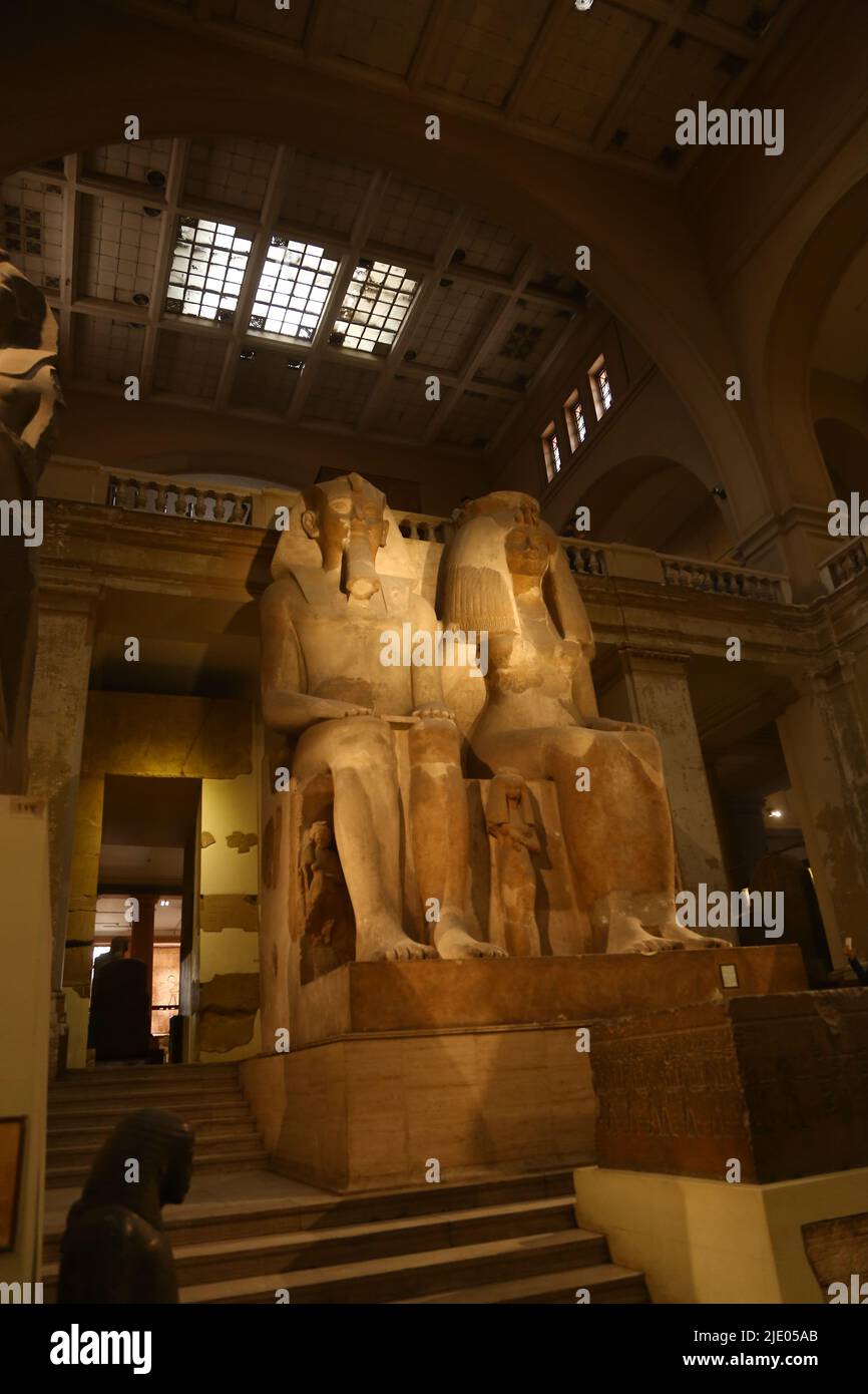 Pieces of the Egyptian Museum Stock Photo - Alamy