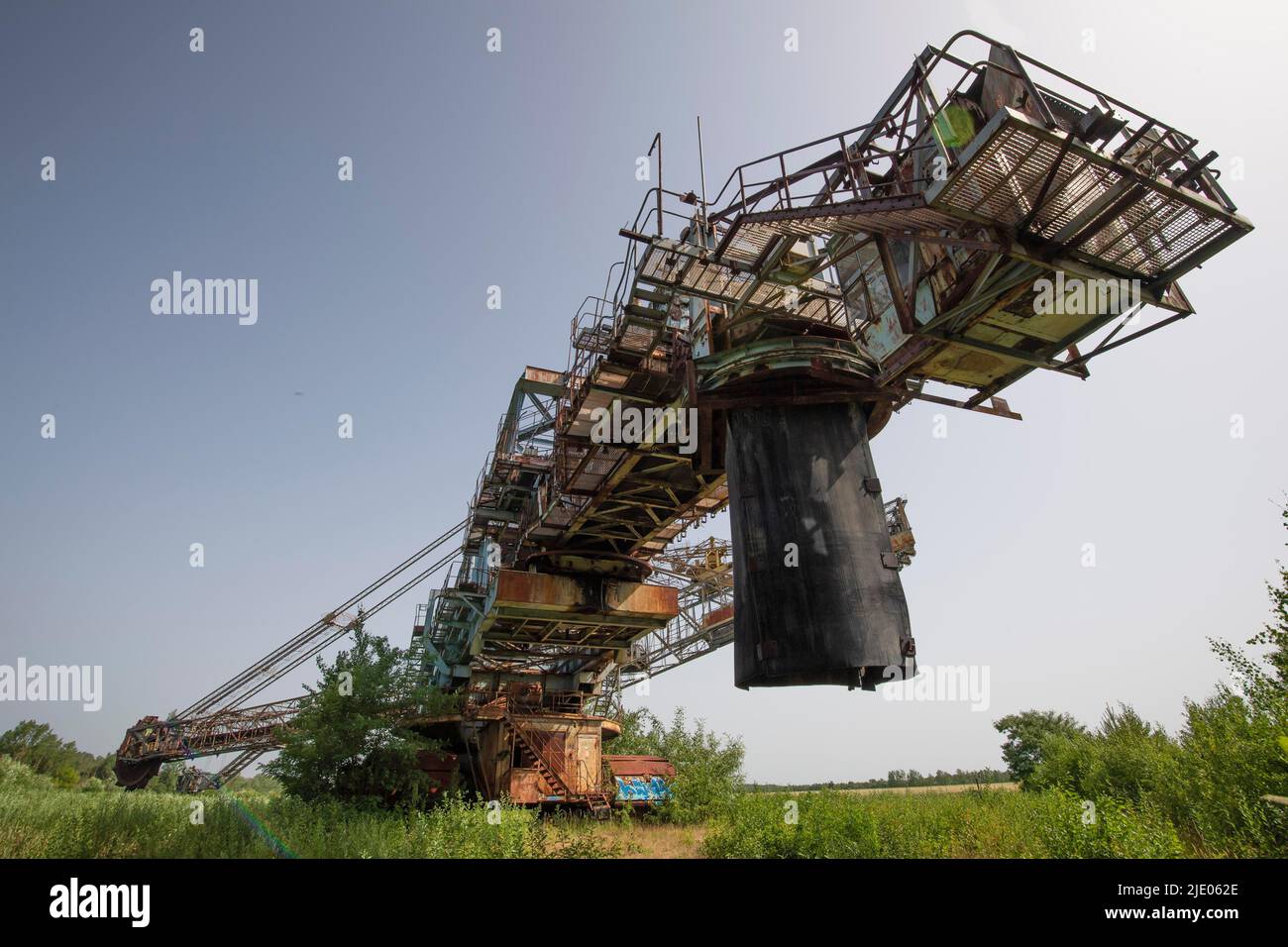 Boom with spoil conveyor belt, excavator, bucket wheel excavator 1473 ...