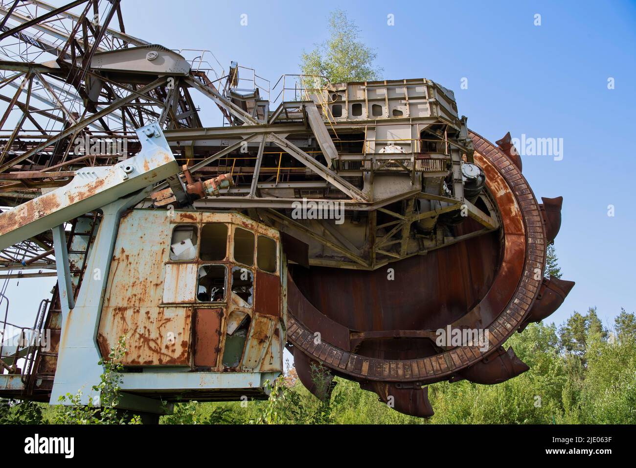 Giant bucket wheel, excavator, bucket wheel excavator 1473 SRs 1500 ...