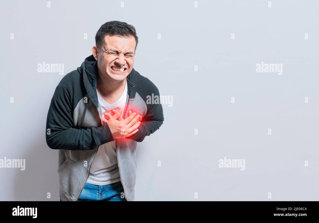 People with chest pain isolated, man with tachycardia, Man with heart ...