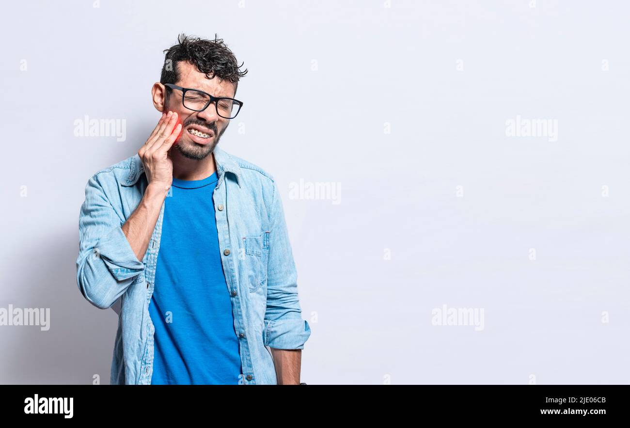 People with toothache, A man suffering from toothache isolated, person ...