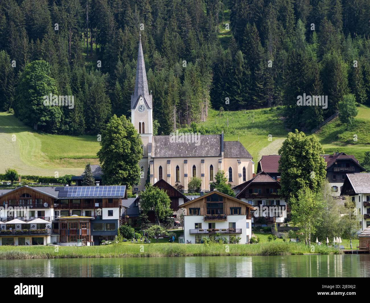 Protestant Church Techendorf, Techendorf am Weissensee, Carinthia ...