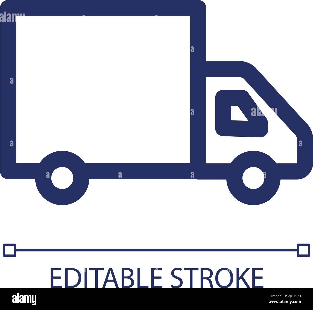 Delivery truck linear ui icon Stock Vector Image & Art - Alamy