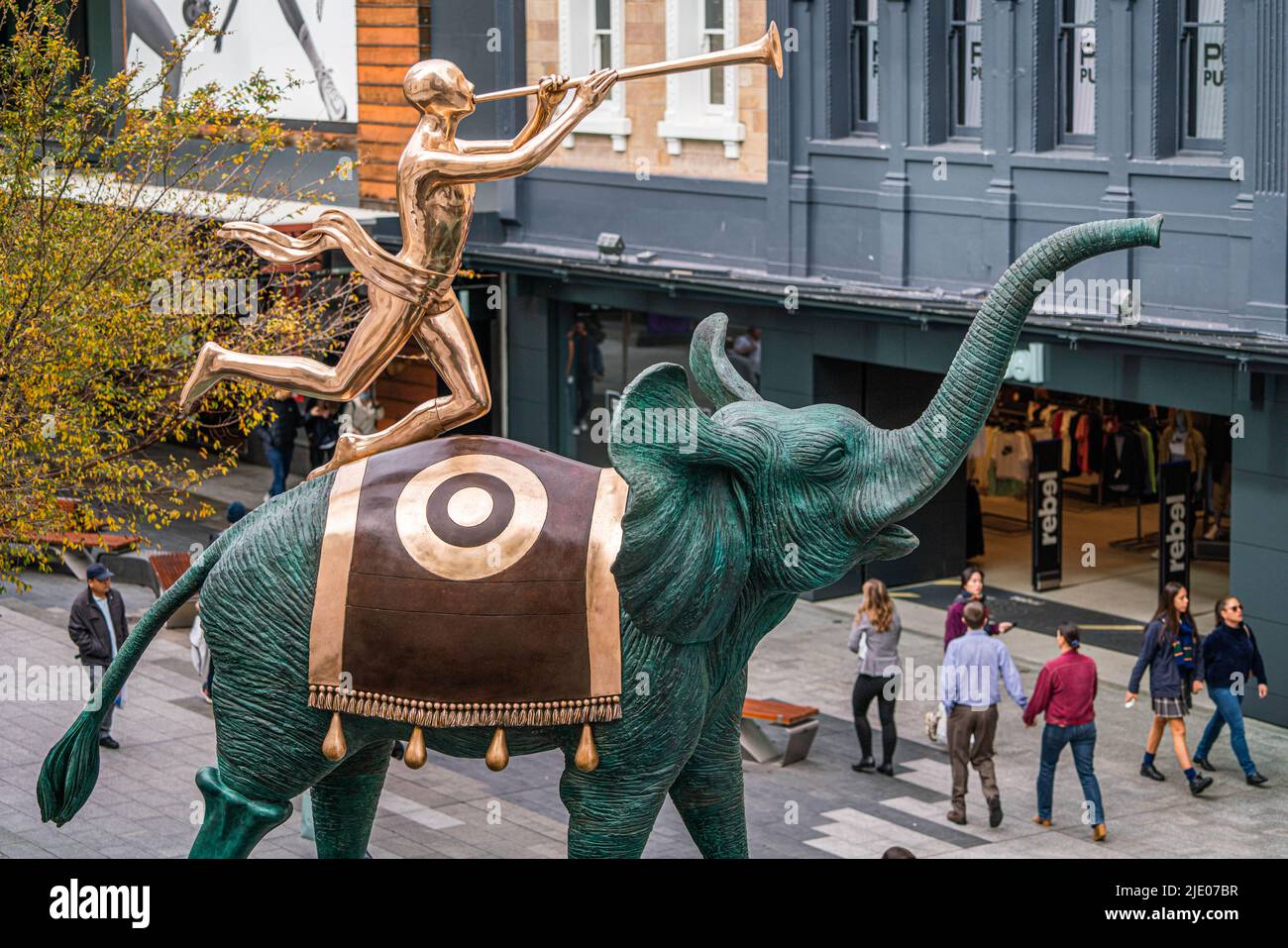Adelaide Australia, 24 June 2022 . A 6m-tall original bronze sculpture ...