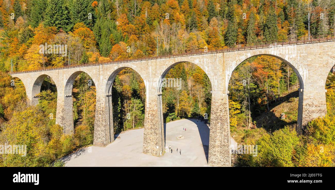 Ravenna Bridge of the Hoellental Railway, Breitnau, Hoellental ...