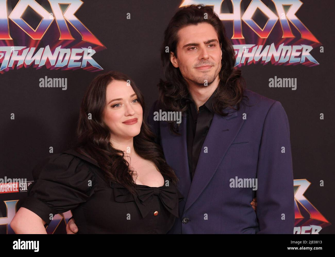 California, US, 23/06/2022, (L-R) Kat Dennings and Andrew W.K. arrives ...