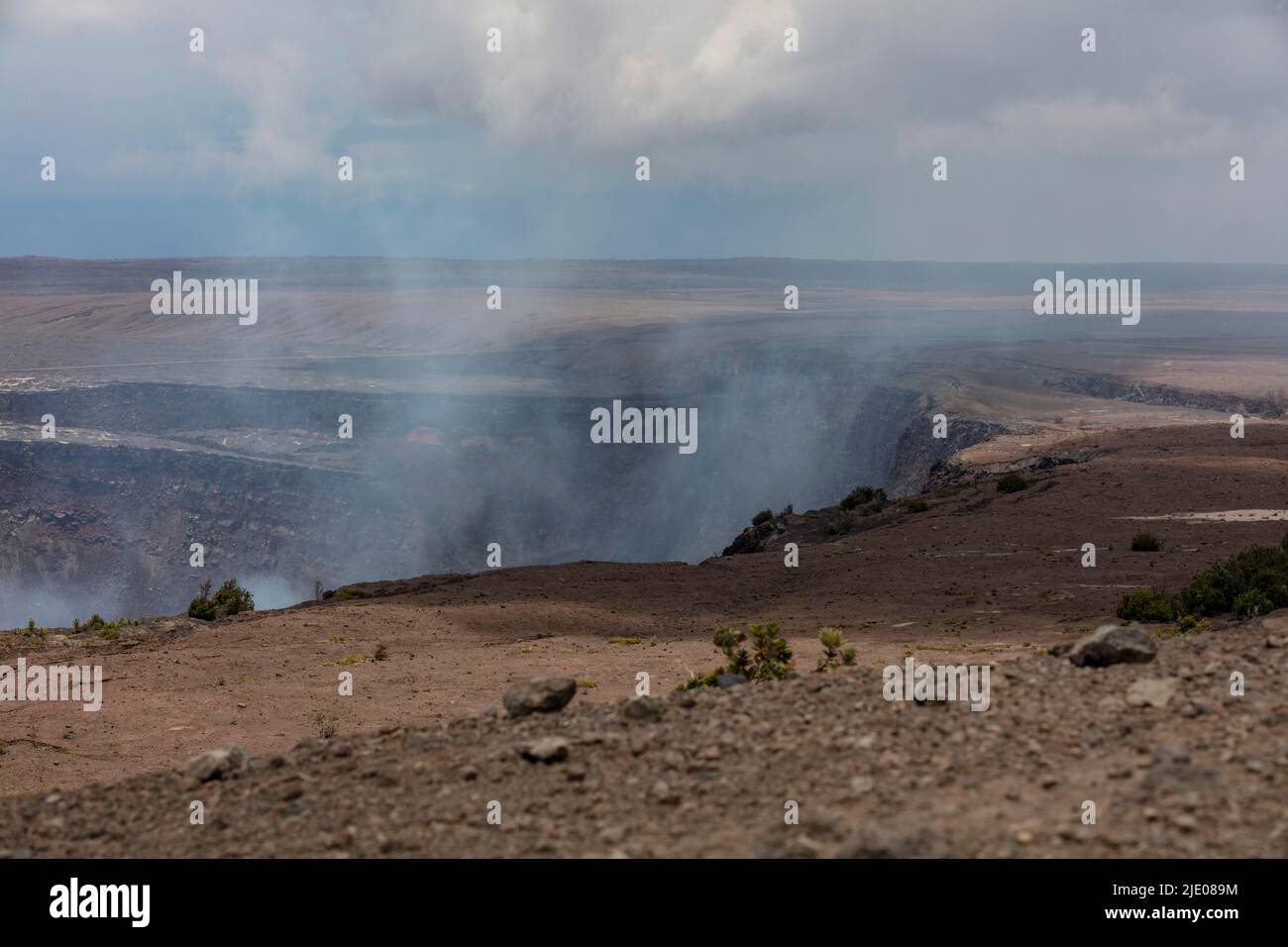 Active eruption, Kilauea volcano, Hawai'i Volcanoes National Park, Big ...