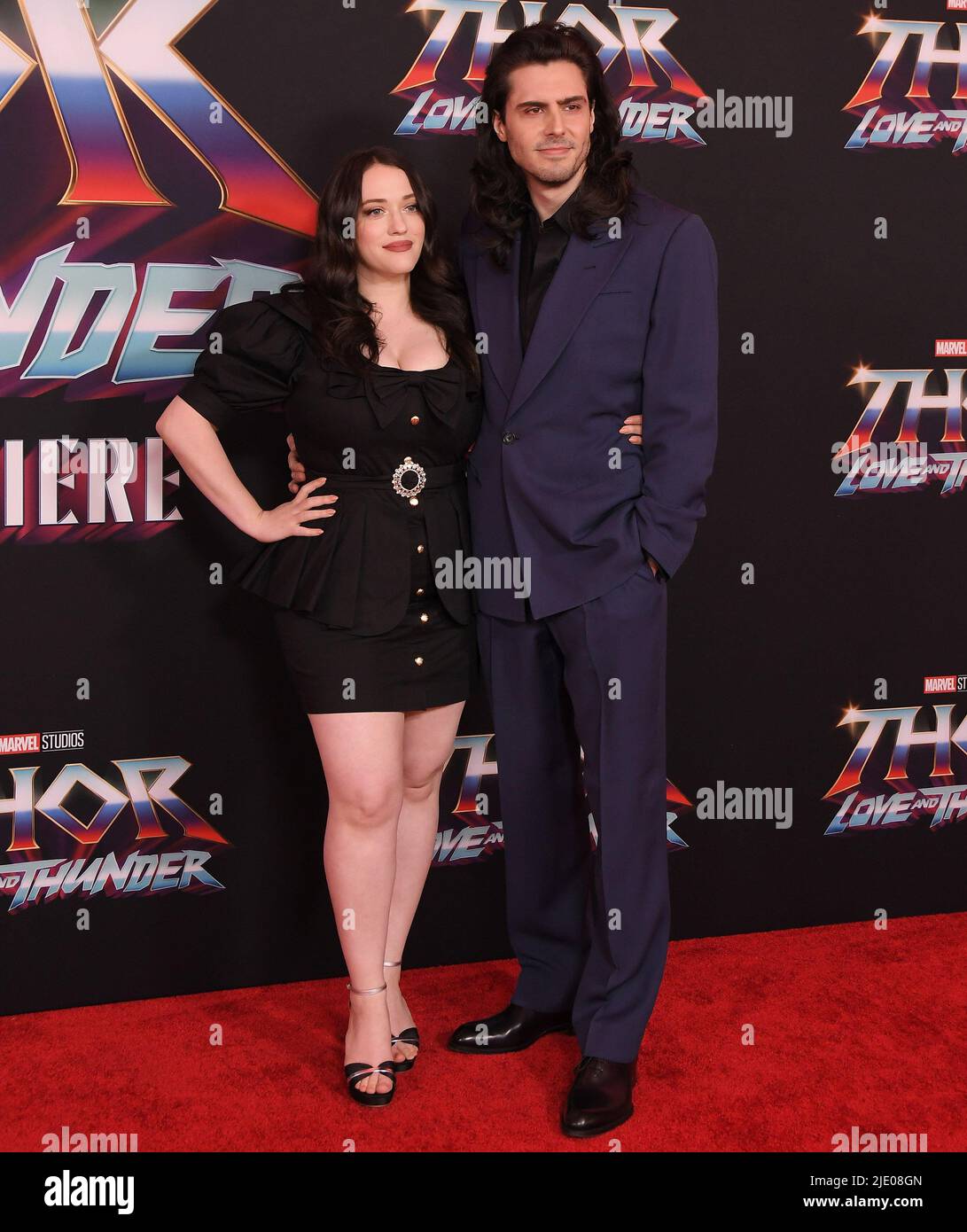 Los Angeles Usa 23rd June 2022 L R Kat Dennings And Andrew W K