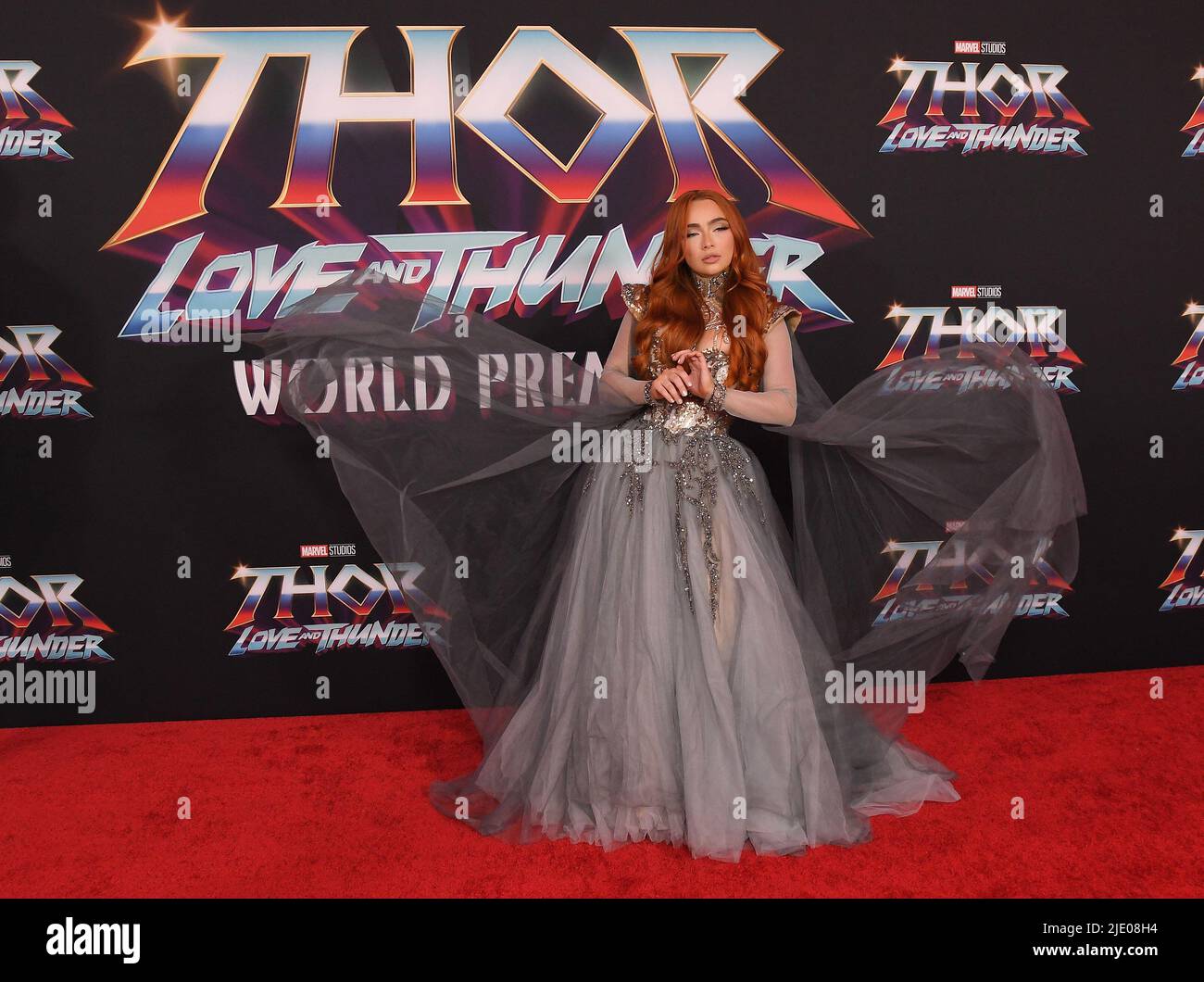 California, US, 23/06/2022, Caitlin Monahan arrives at Marvel Studios ...