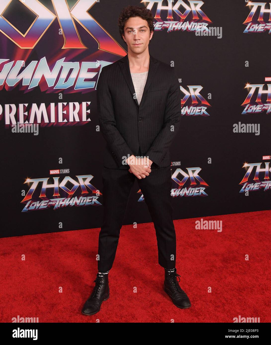 California, US, 23/06/2022, Luke Brandon Field arrives at Marvel ...