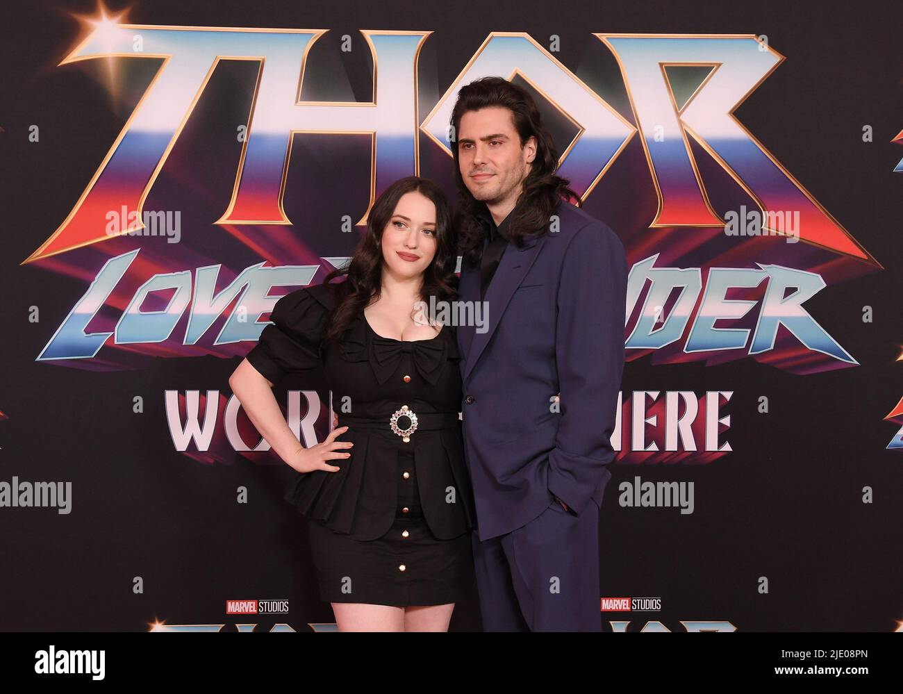 Los Angeles, USA. 23rd June, 2022. (L-R) Kat Dennings and Andrew W.K ...