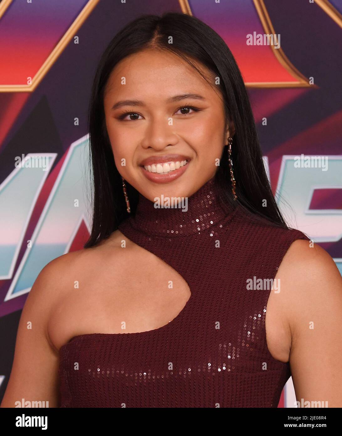 Los Angeles, USA. 23rd June, 2022. Daphne Le arrives at Marvel Studios ...