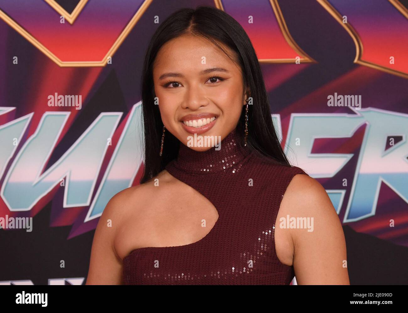 Los Angeles, USA. 23rd June, 2022. Daphne Le arrives at Marvel Studios ...