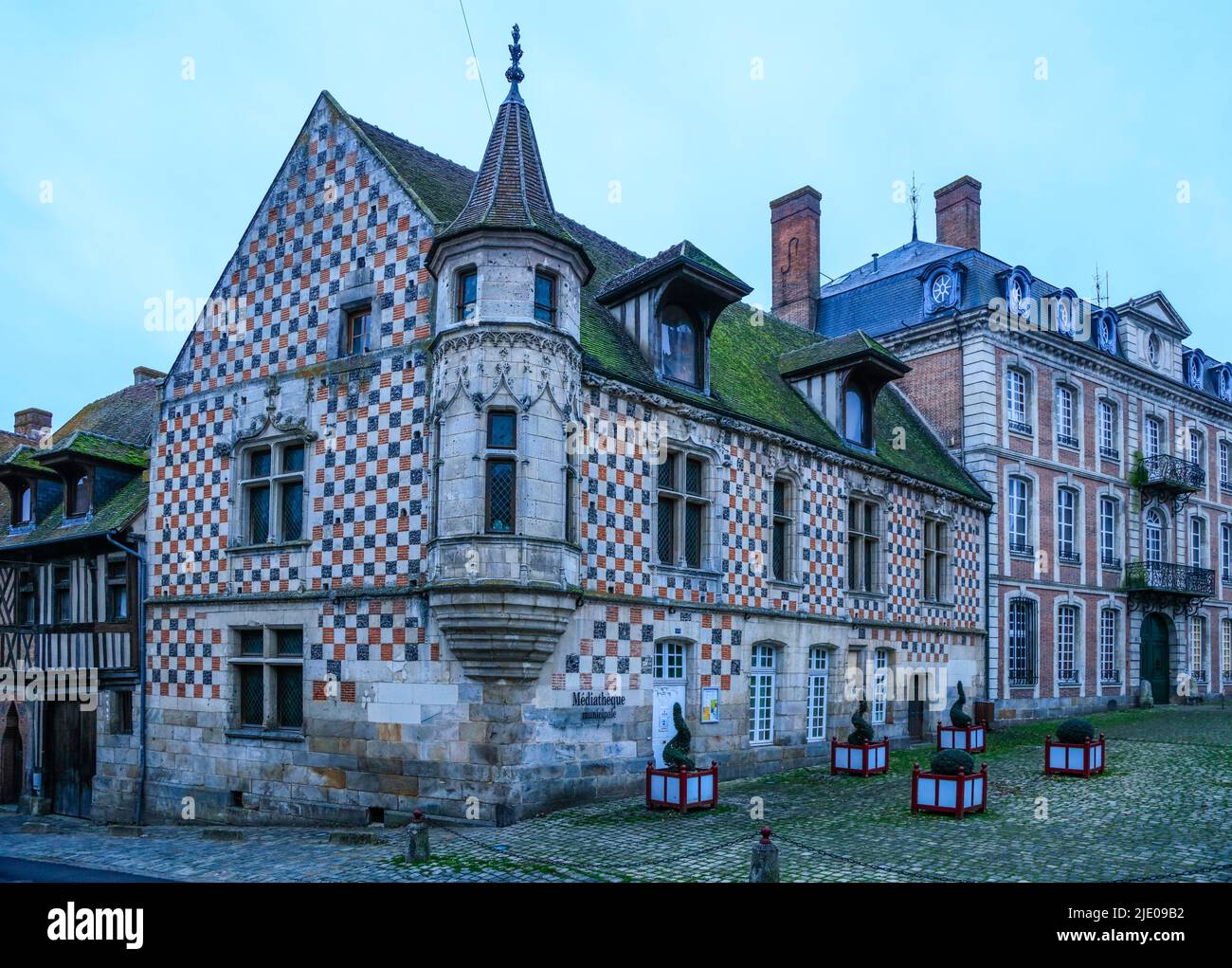 House with turrets from the 15th century Maison a tourelle, Verneuil d ...