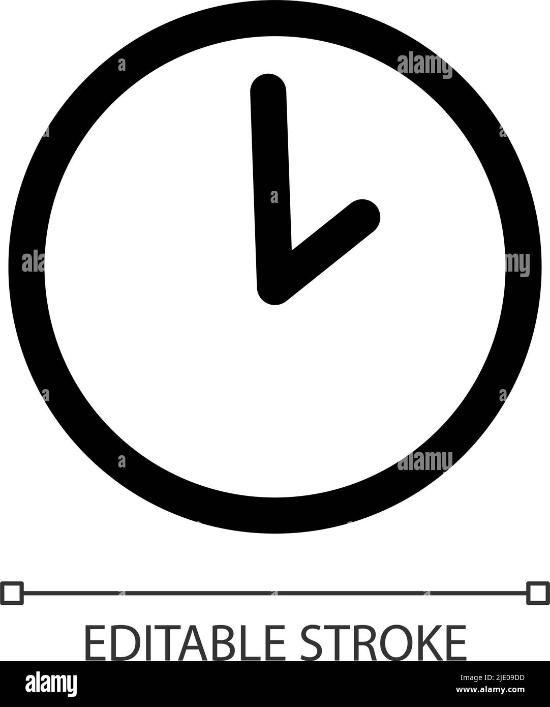 Clock white linear ui icon Stock Vector Image & Art - Alamy