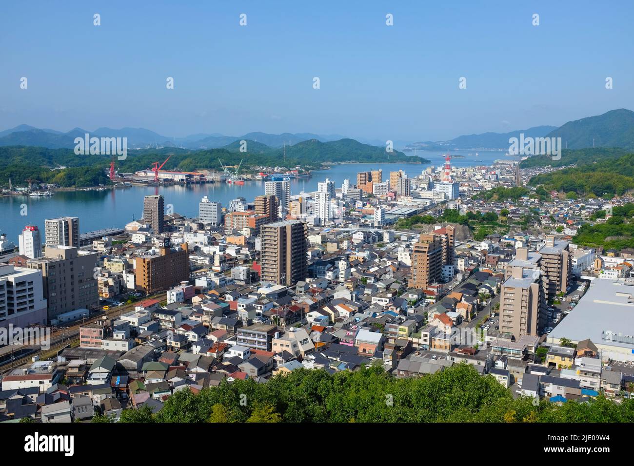 The shimanami kaido cycle route, japan hi-res stock photography and ...
