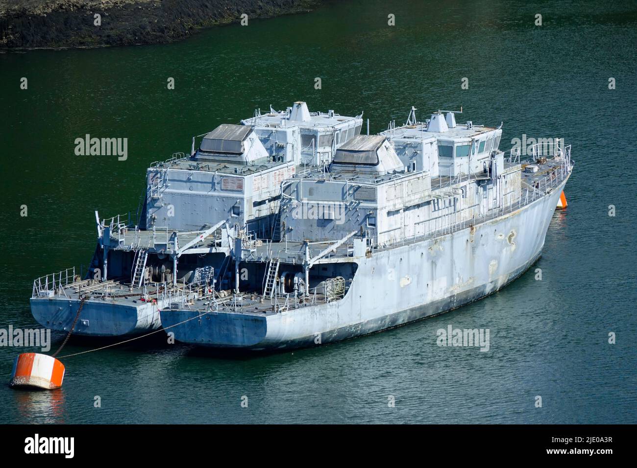 Former minesweepers Persee and Verseau, French Navy ship cemetery ...