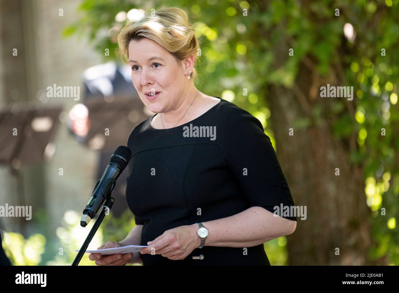 Berlin, Germany. 24th June, 2022. Franziska Giffey (SPD), Governing ...
