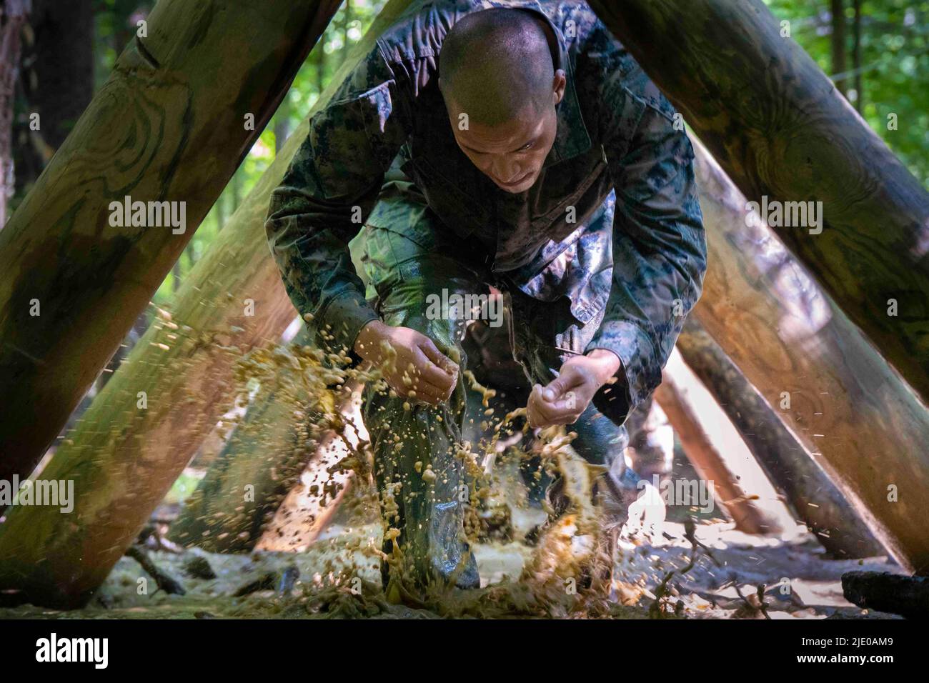 Washington, DC, USA. 8th June, 2022. LCpl. Elijah T. WIlliams, a ...