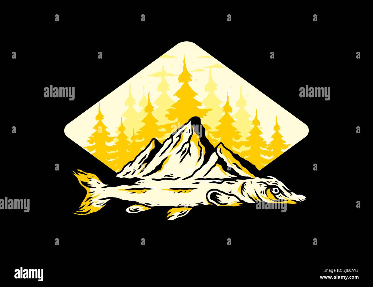 Arapaima gigas fish Stock Vector Images - Alamy