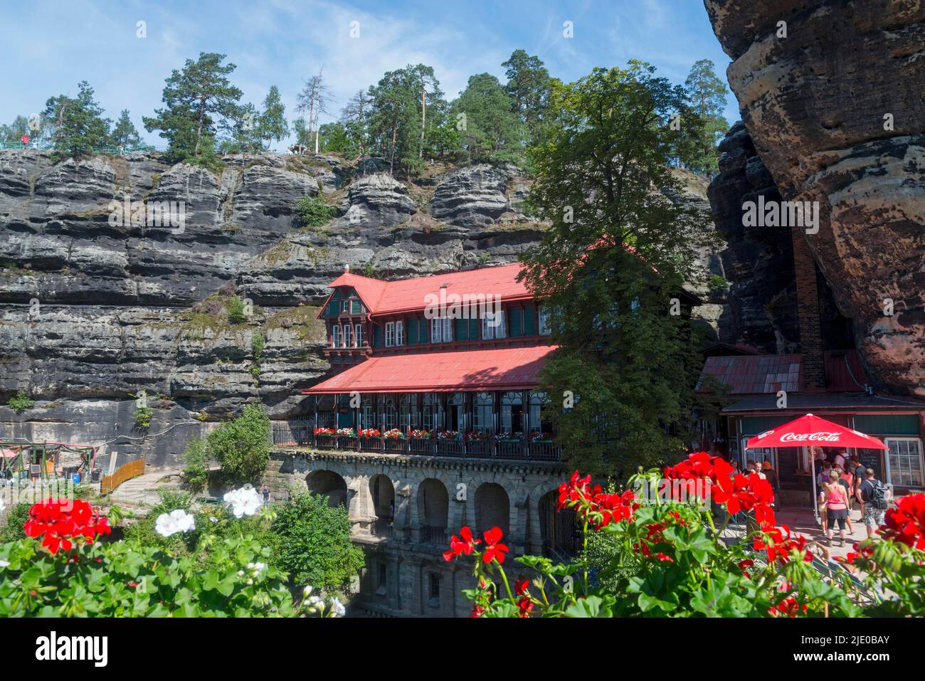 Hotel and Inn Falkennest, Prebisch Gate, Pravcicka brana, Bohemian ...