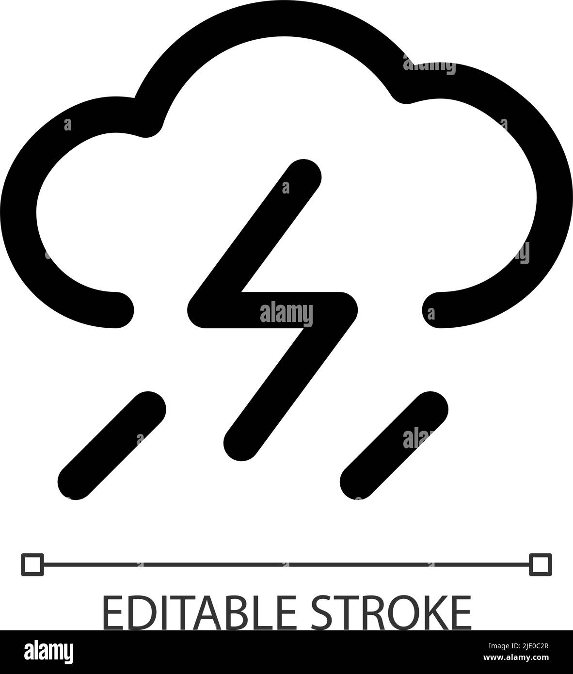 Rain of lightning Cut Out Stock Images & Pictures - Alamy