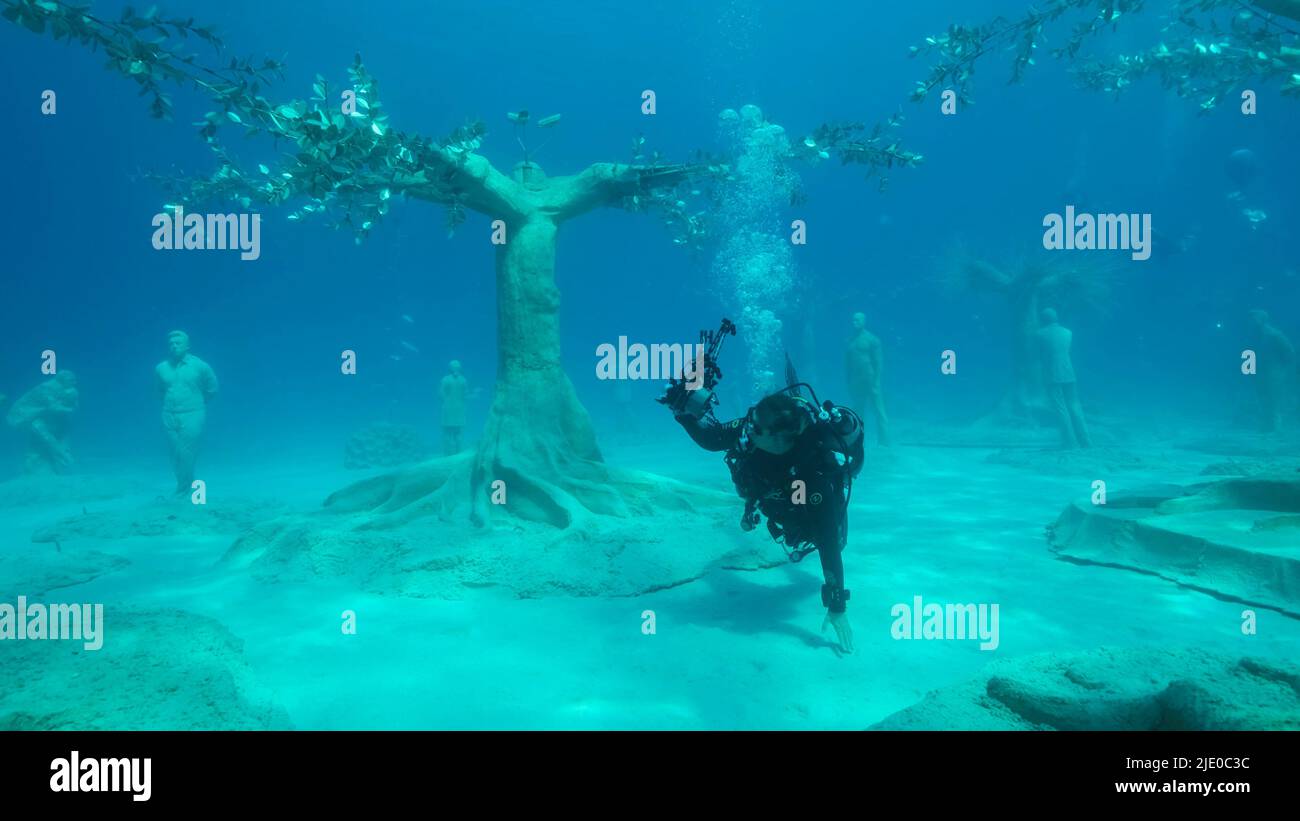 Mediterranean Sea, Cyprus. 24th June, 2022. Museum of Underwater ...