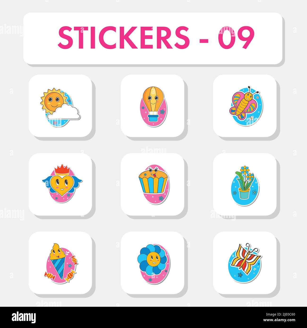 Flower ice plant on Stock Vector Images - Alamy