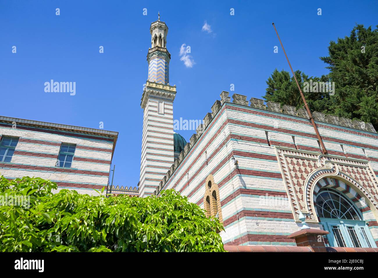 Mosque, pumping station, Neustaedter Havelbucht, Breite Strasse ...