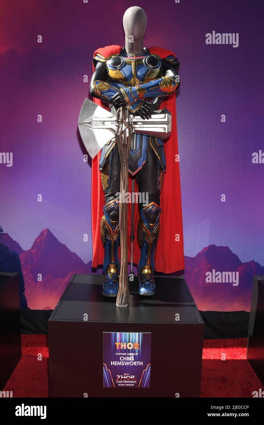 Costumes from the movie at Marvel Studios' THOR: LOVE AND THUNDER World ...
