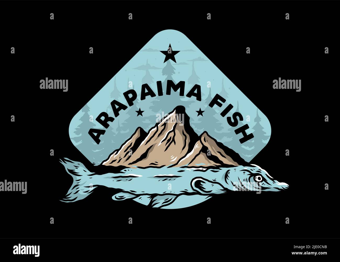 Arapaima aquarium Stock Vector Images - Alamy